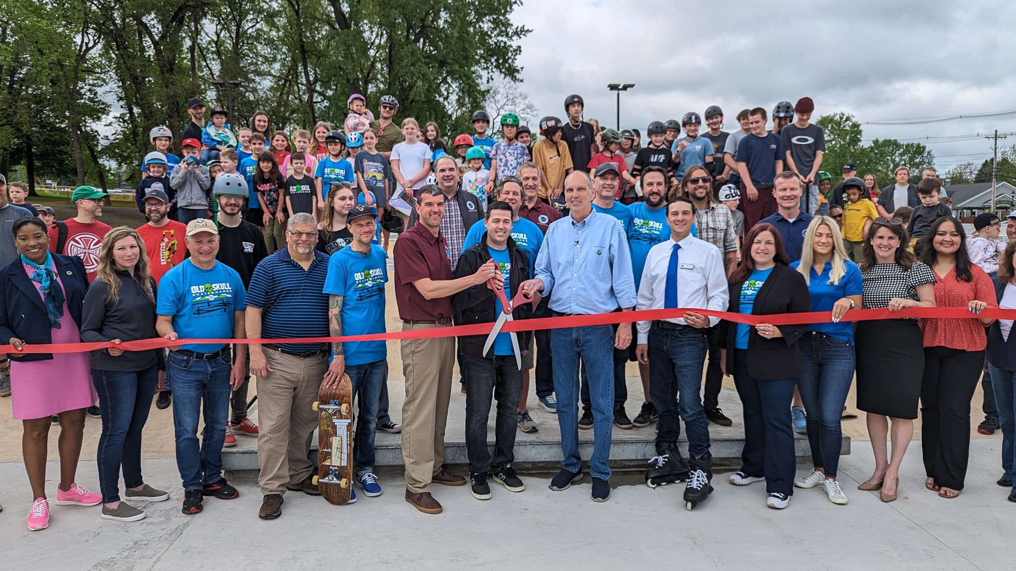 PERINTON CUTS THE RIBBON ON HIGHLY ANTICIPATED SKATEPARK - Town of Perinton